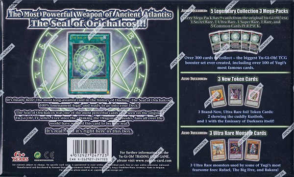 Yu-Gi-Oh! Legendary Collection 3 set - 2012